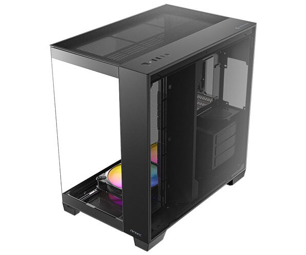 מארז שחור Antec C8 RGB E-ATX Mid-Tower 3X ARGB FANS Incl Black – NVD