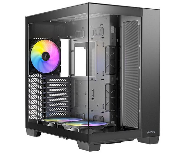 מארז שחור Antec C8 RGB E-ATX Mid-Tower 3X ARGB FANS Incl Black – NVD