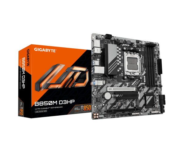 לוח אם GIGABYTE B850M D3HP MICRO-ATX DDR5 AM5 1GB LAN – NVD