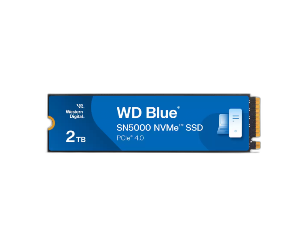 דיסק פנימי WD Blue SN5000 NVMe SSD 2TB PCIe Gen4X4 2280 – NVD