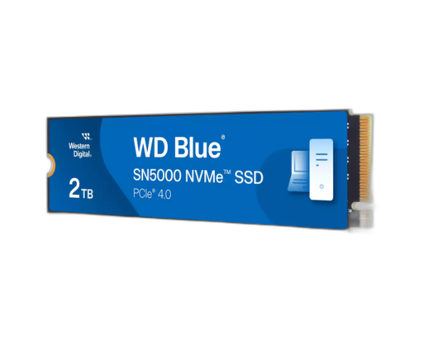 דיסק פנימי WD Blue SN5000 NVMe SSD 2TB PCIe Gen4X4 2280 – NVD